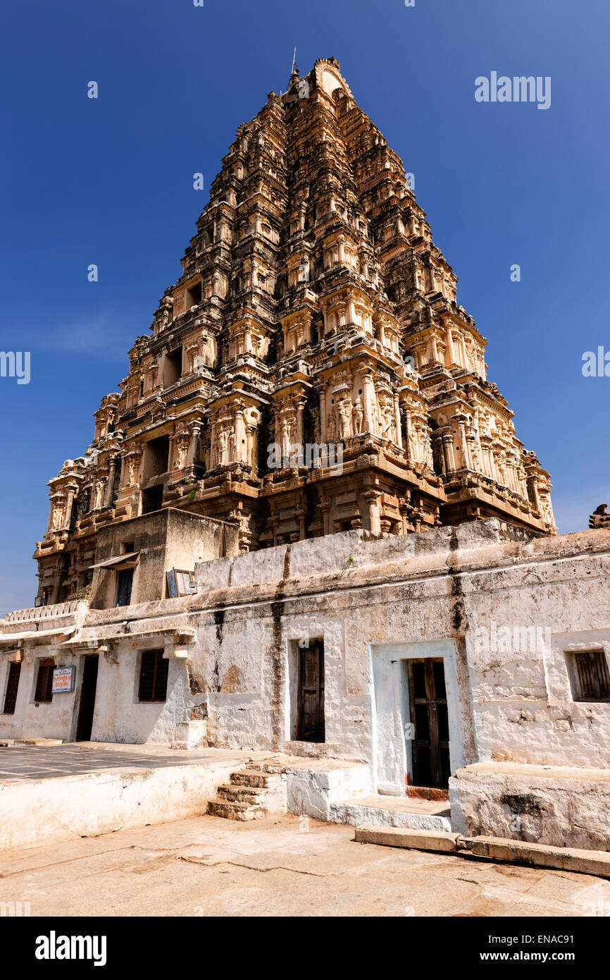Architecture of ancient virupaksha temple hi-res stock photography and ...