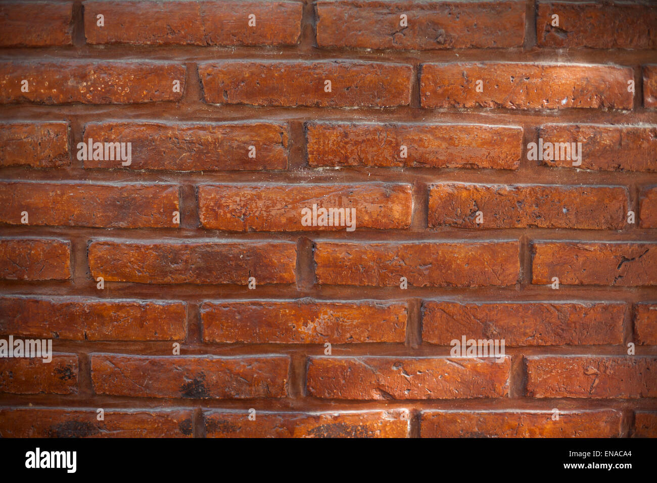 brick wall in a close up Stock Photo - Alamy