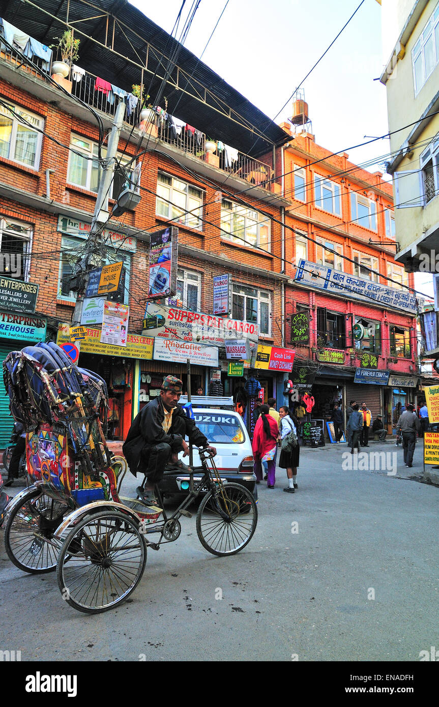 Thamel is the area where the largest numbers of travellers stay. So we ...