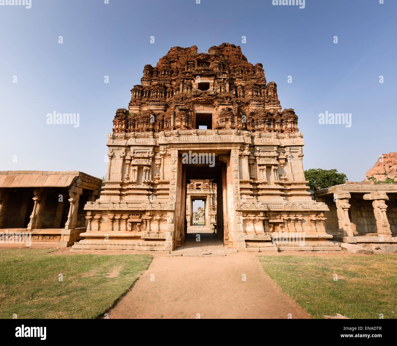 Achyuta Raya's Temple, Hampi Stock Photo - Alamy