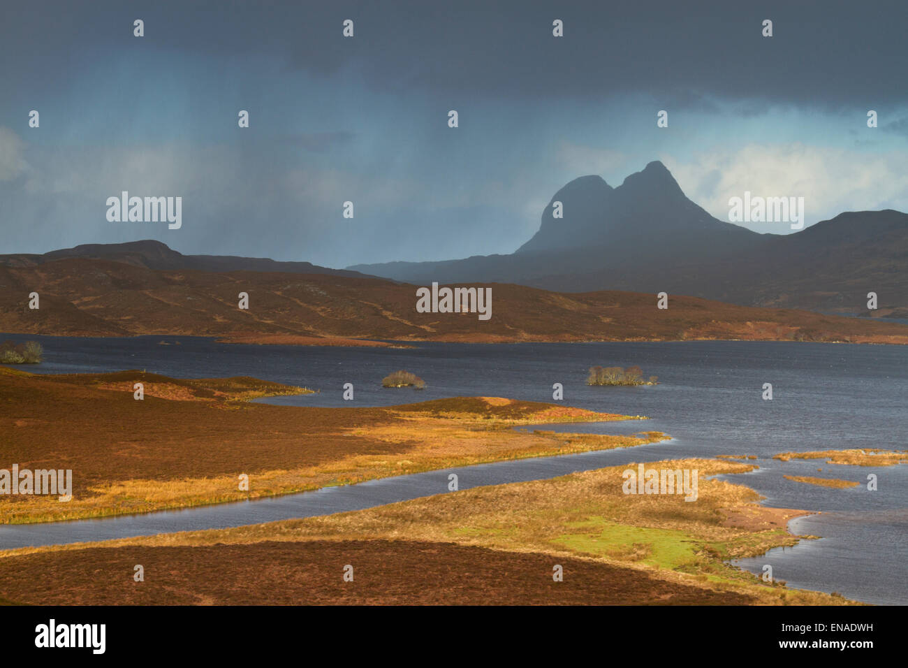 Suilven mountain in Sutherland, North Scotland Stock Photo - Alamy