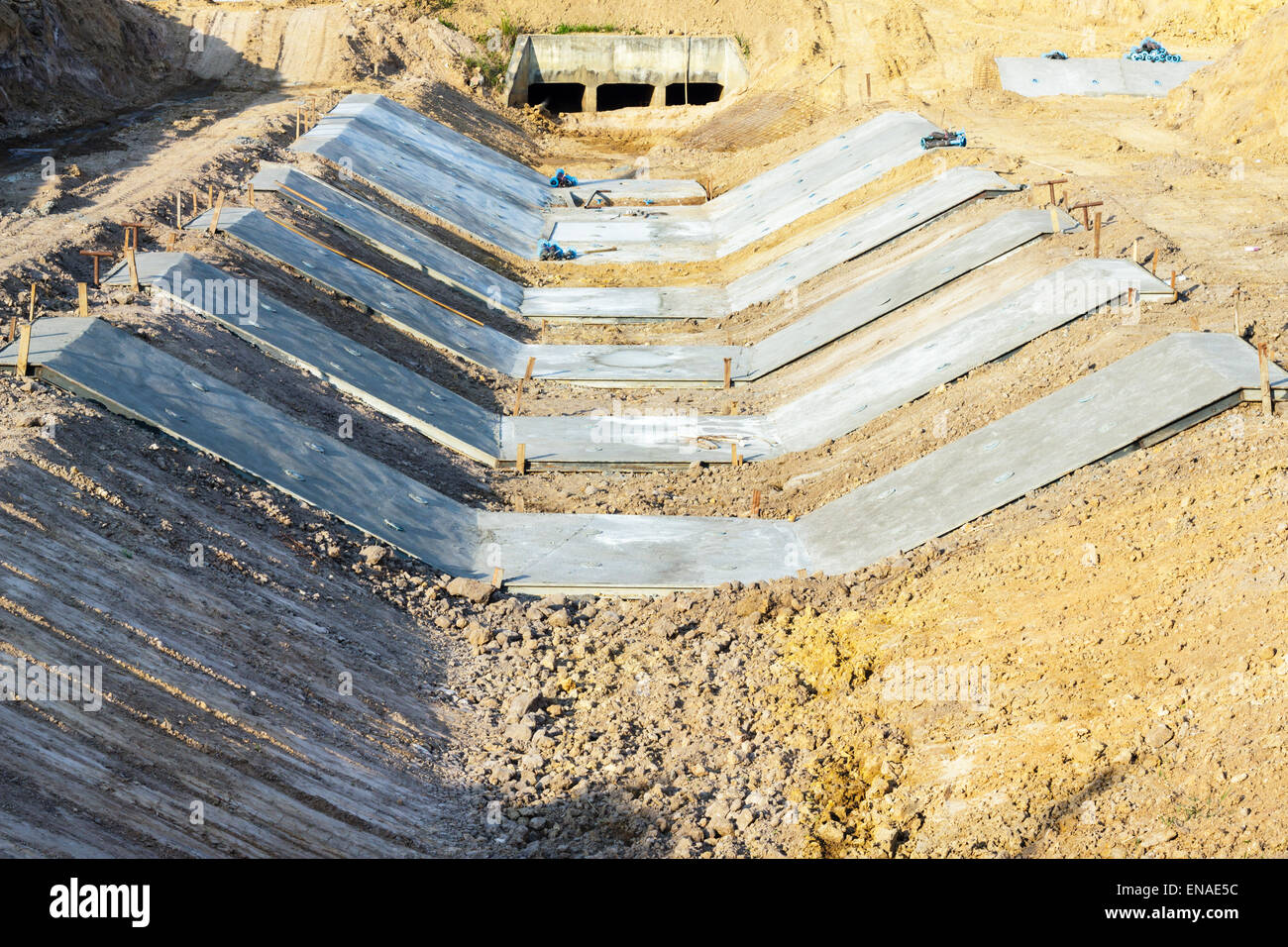 Construction site drain drainage hi-res stock photography and images ...