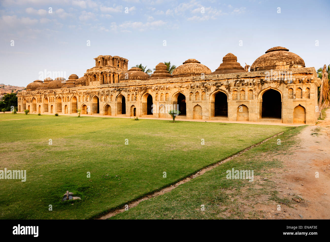 Archways of the elephant stables hi-res stock photography and images ...