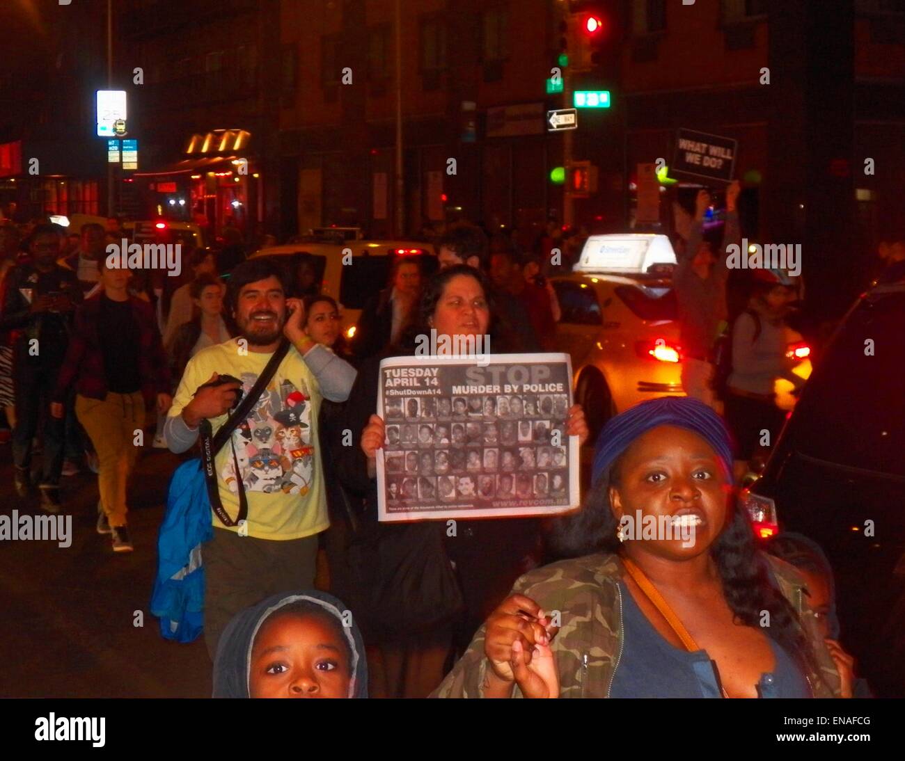 New York, New York, USA. 30th Apr, 2015. Rally and March in solidarity ...