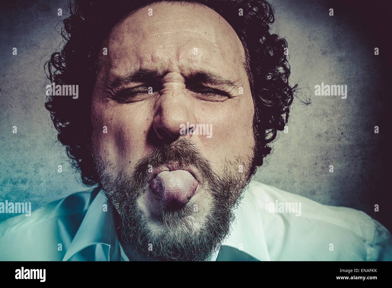 Distorted expressions hi-res stock photography and images - Alamy