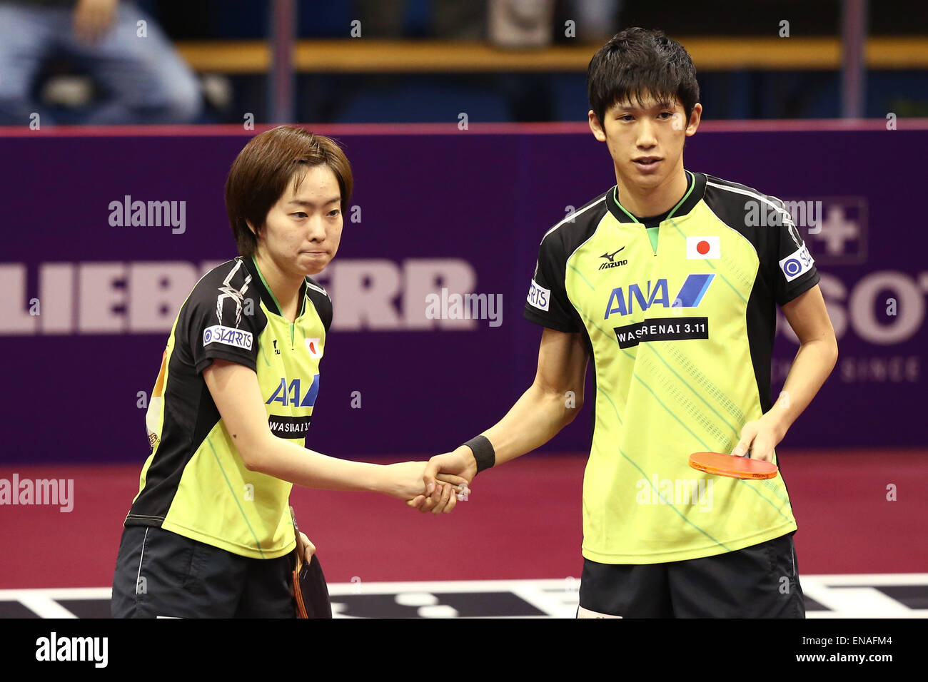 Suzhou International Expo Centre, Suzhou, China. 30th Apr, 2015. Maharu ...