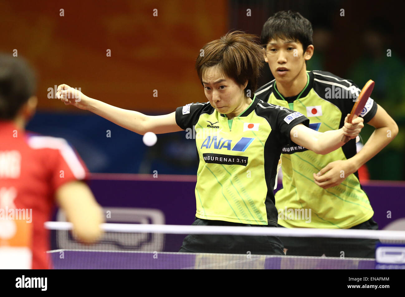 Suzhou International Expo Centre, Suzhou, China. 30th Apr, 2015. Maharu ...