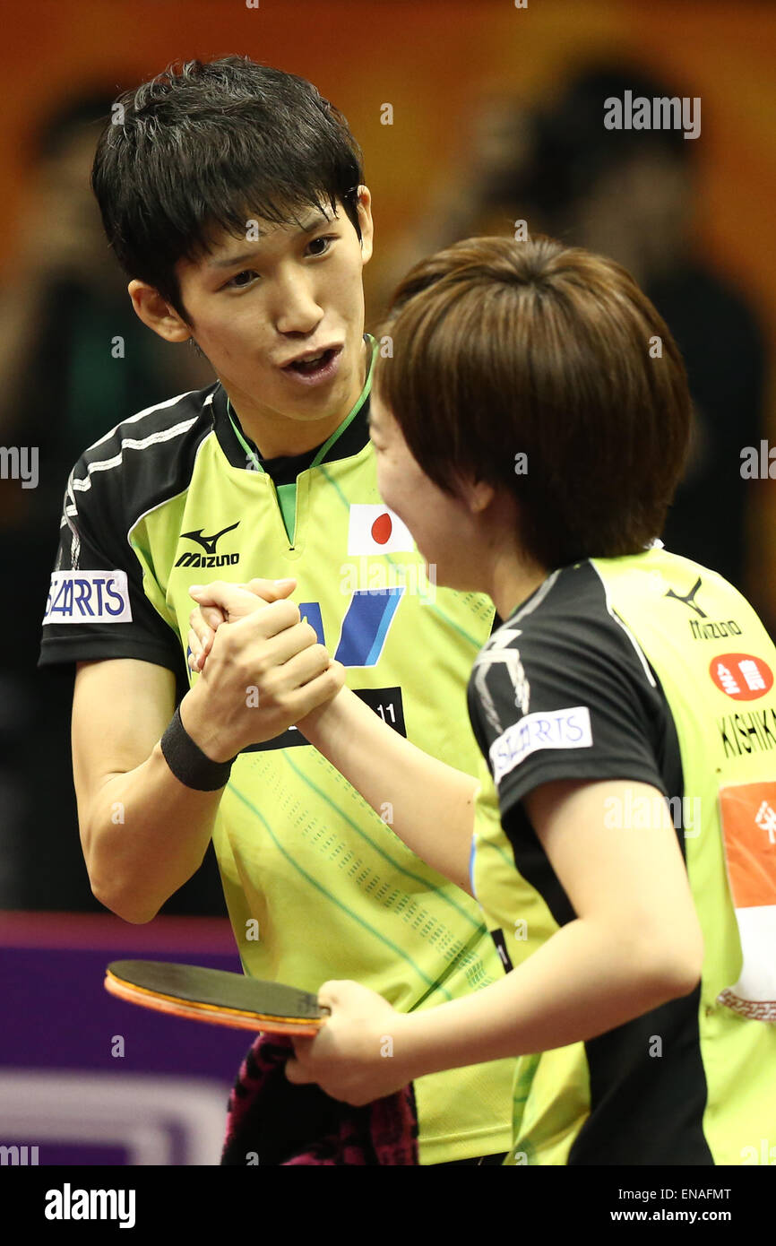 Suzhou International Expo Centre, Suzhou, China. 30th Apr, 2015. Maharu ...