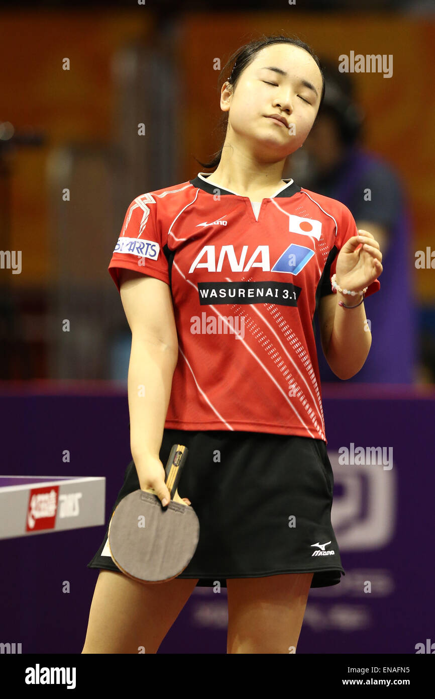 Suzhou International Expo Centre, Suzhou, China. 30th Apr, 2015. Mima ...