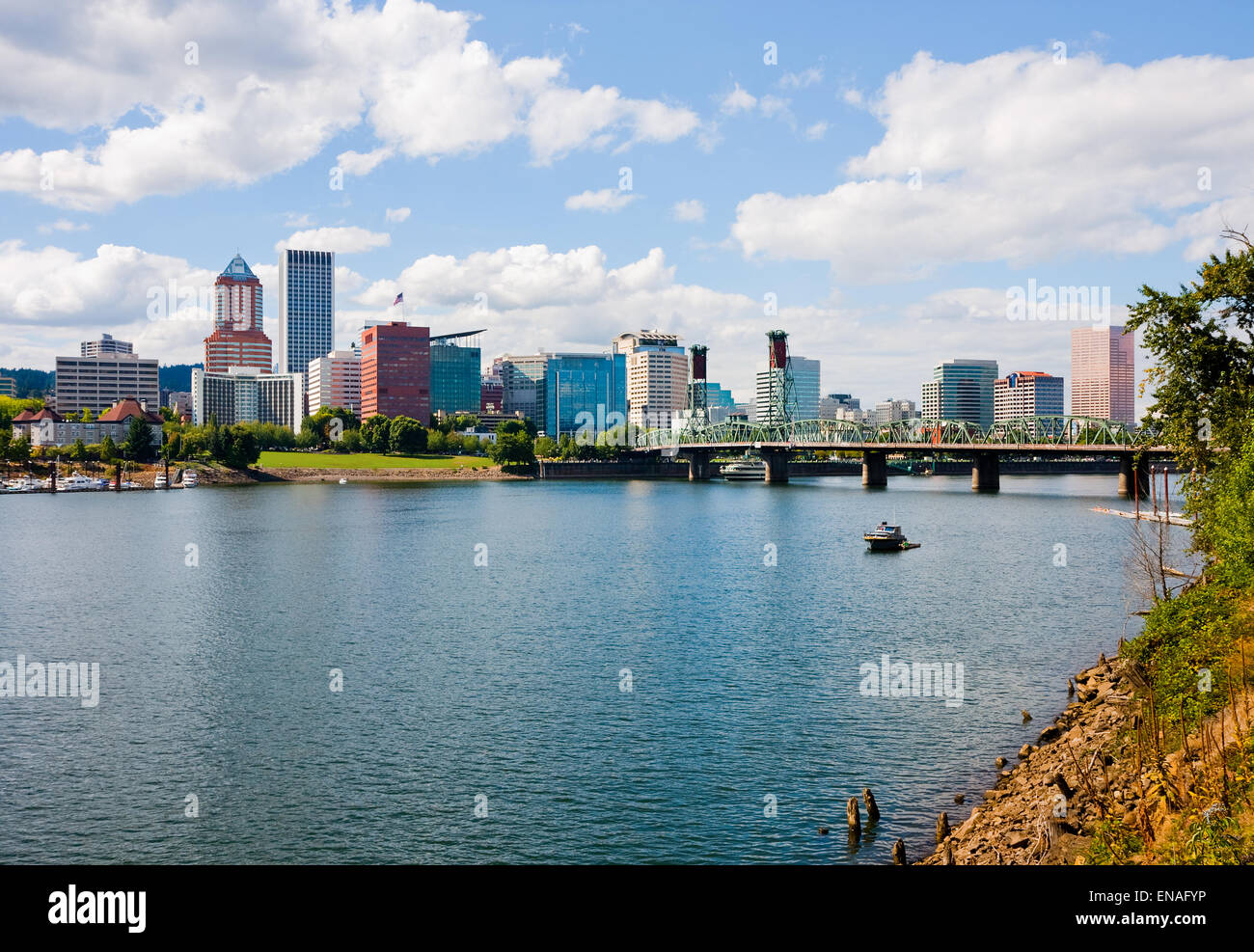 Skyscrapers in Portland Stock Photo - Alamy