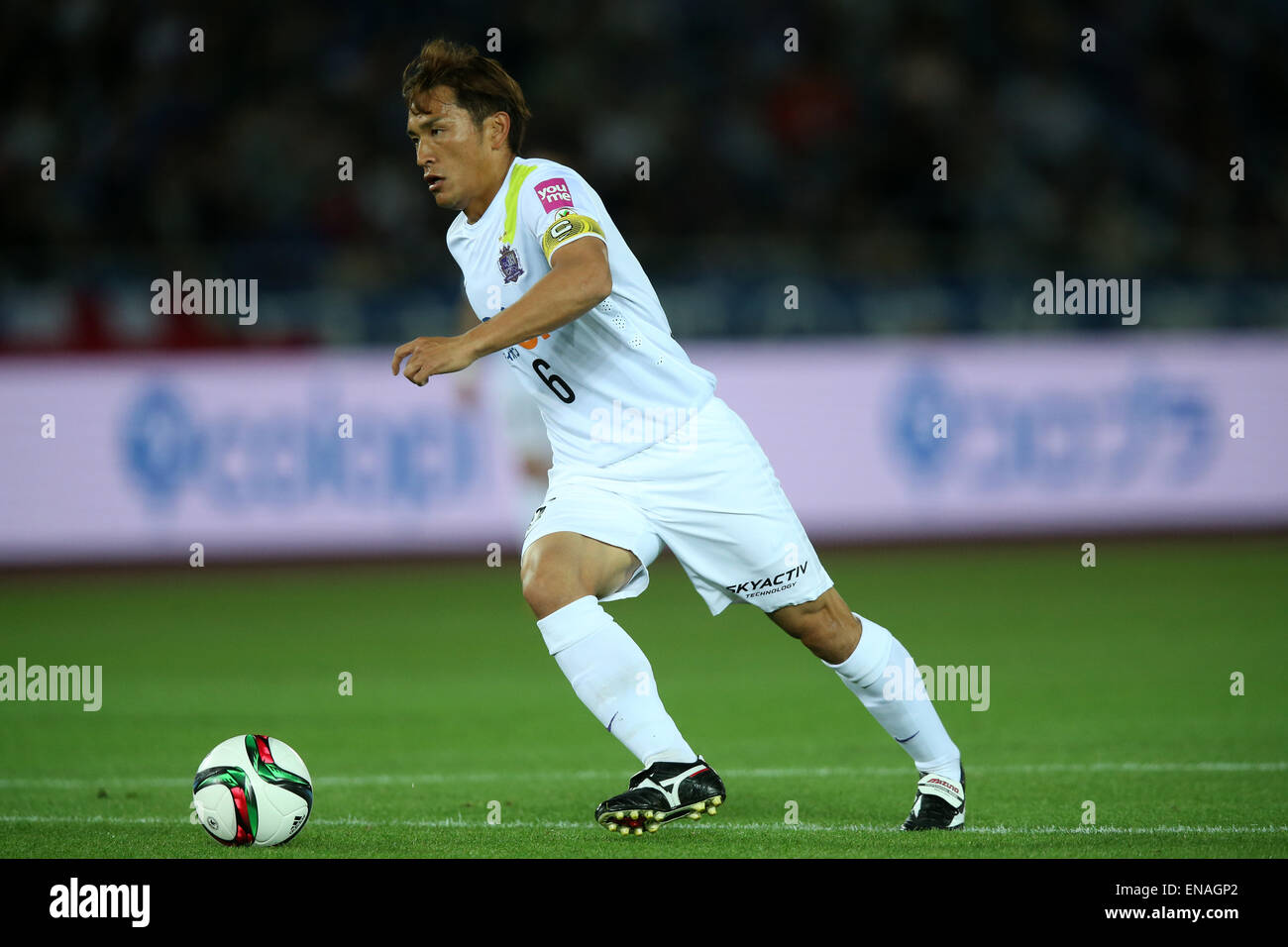 Kanagawa, Japan. 29th Apr, 2015. Toshihiro Aoyama (Sanfrecce) Football ...