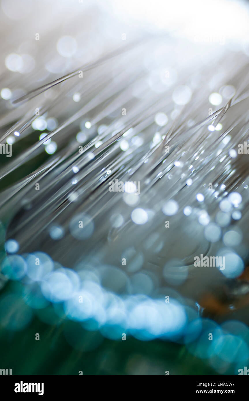 Fibre. Optical fiber picture with details and light effects. technology ...