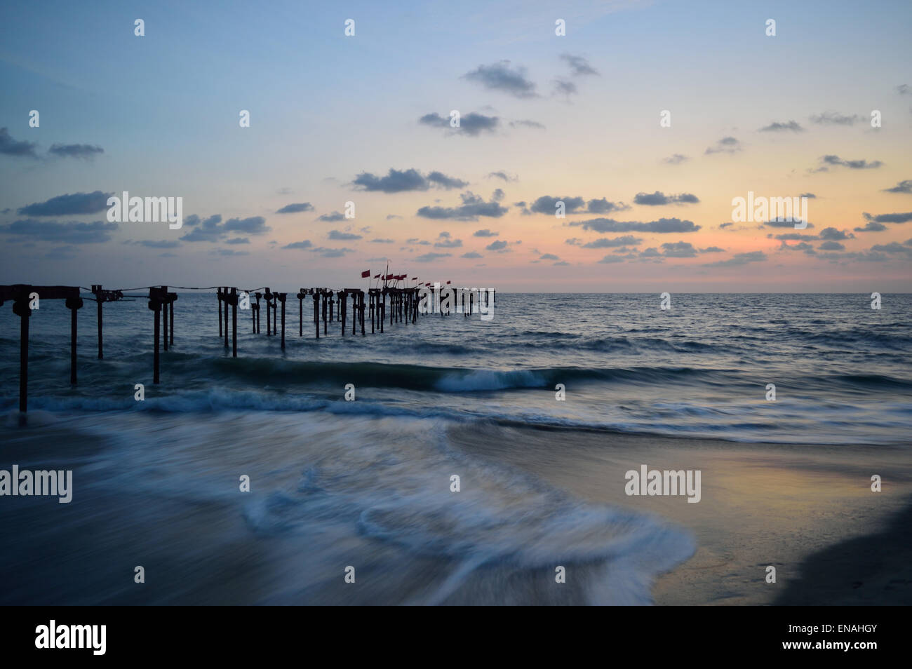 Sunset at Venice of East Stock Photo - Alamy