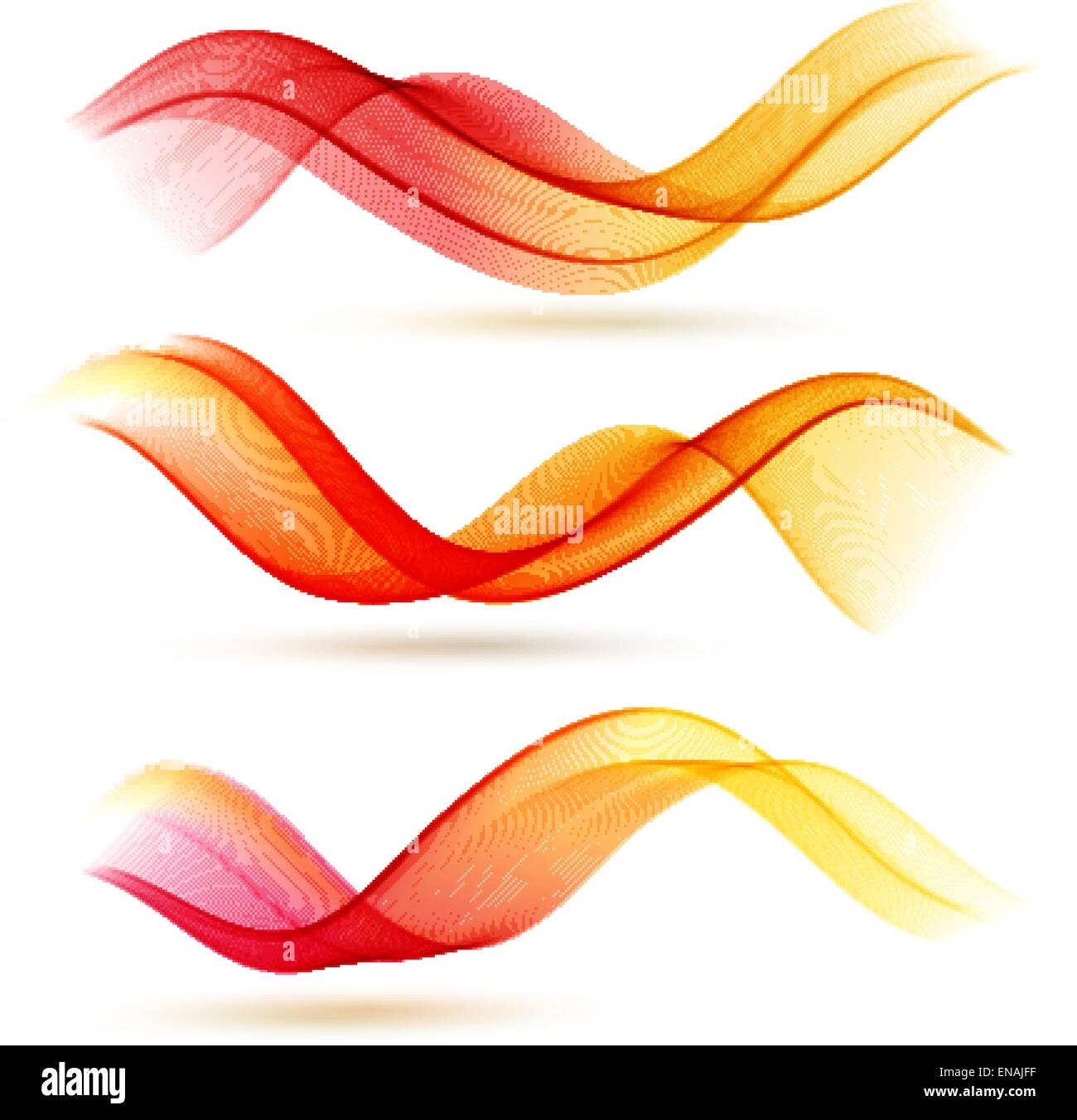 Vector illustration Abstract colorful transparent wave. EPS 10 Stock ...