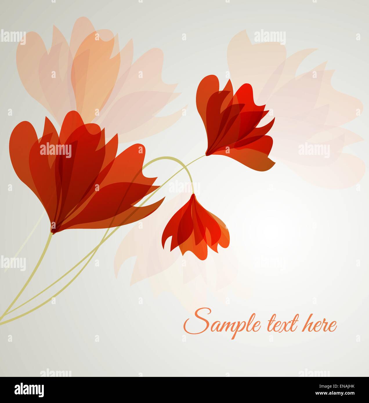 Flower vector background Stock Vector Image & Art - Alamy