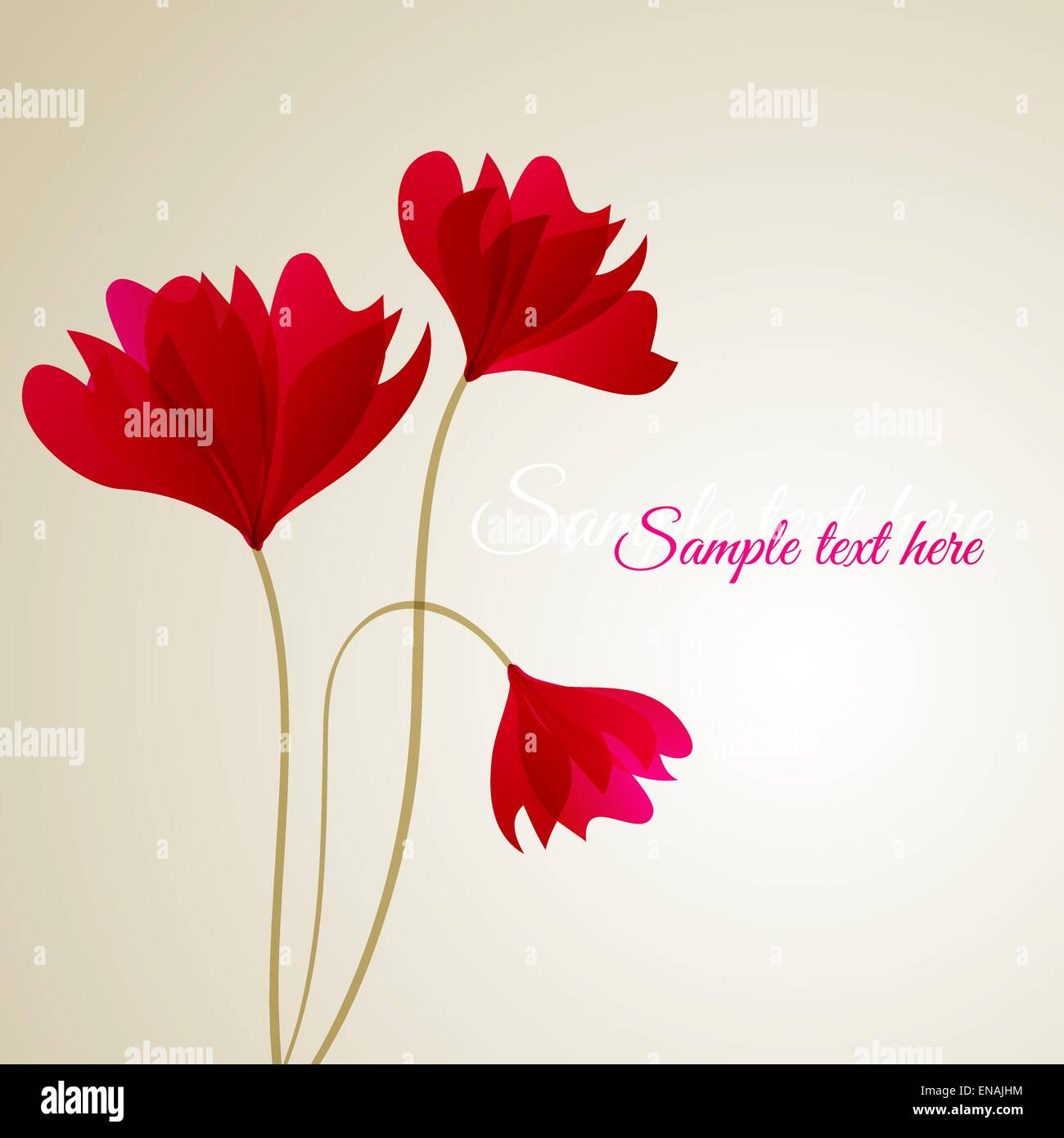 Flower vector background Stock Vector Image & Art - Alamy