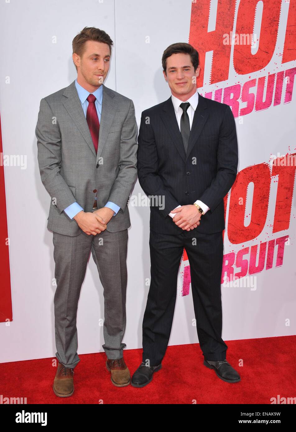 Los Angeles, CA, USA. 30th Apr, 2015. Ryan Shoos, Reese Mishler at ...