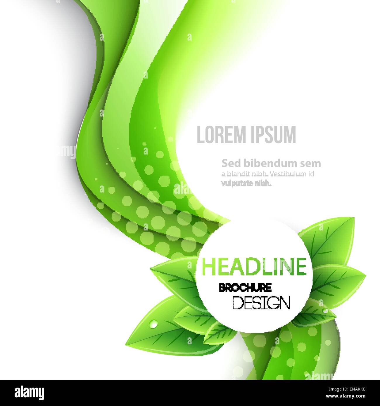Abstract spring background. Vector Template brochure design Stock ...