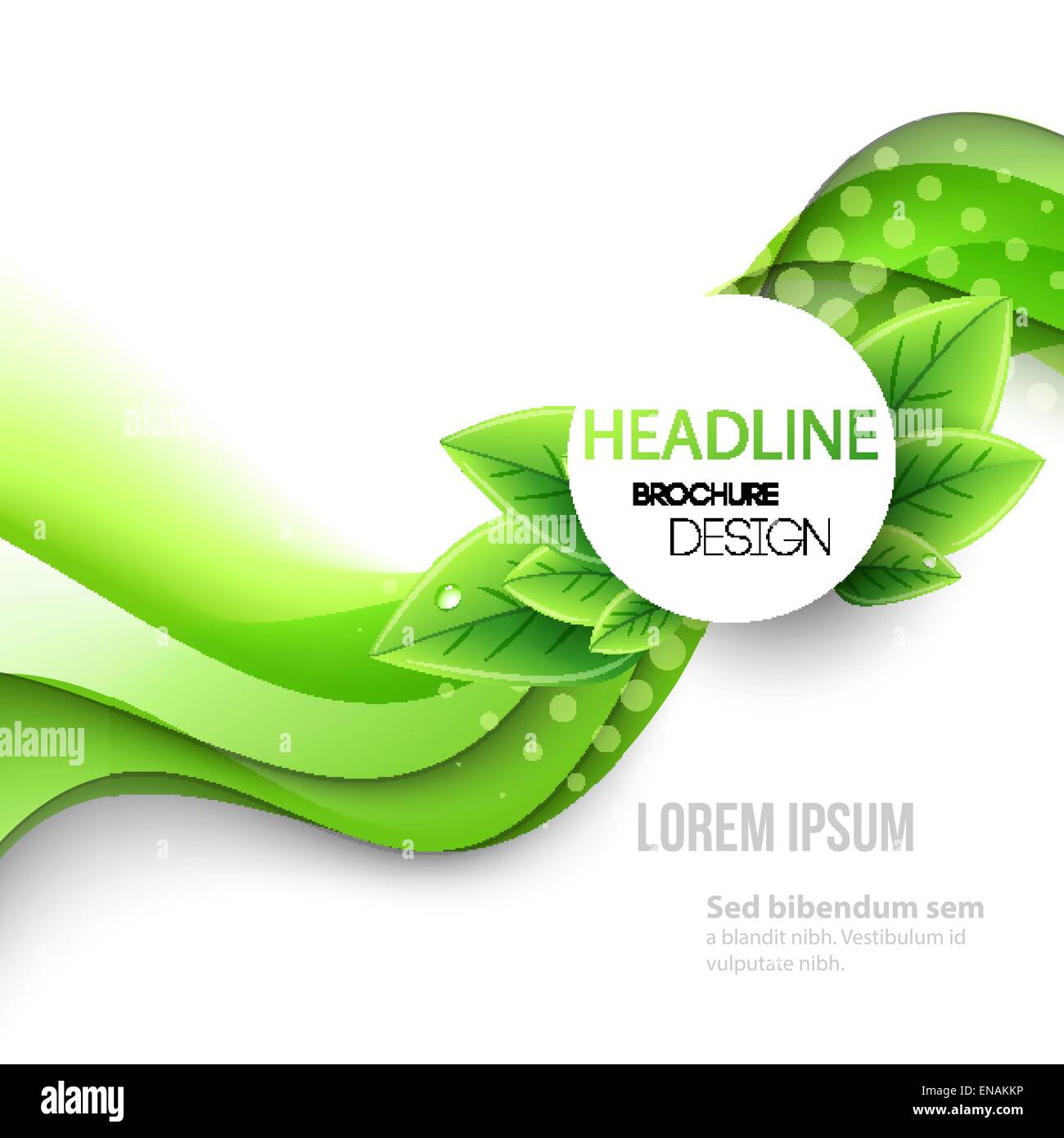 Abstract spring background. Vector Template brochure design Stock ...