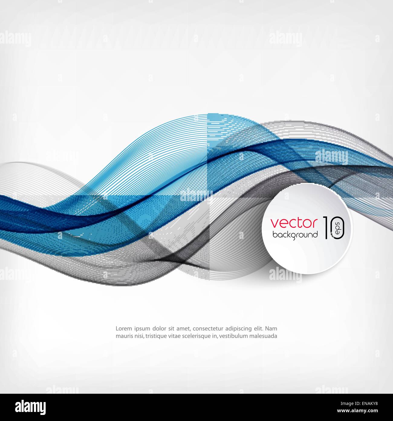 Vector Abstract Wave Template Background Brochure Design Stock Vector
