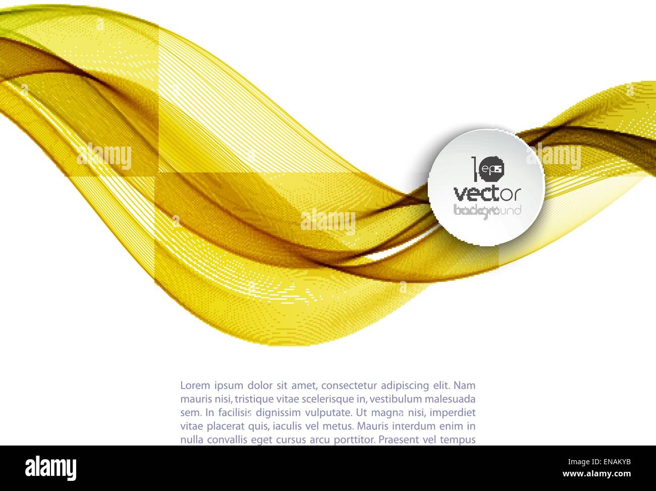 Vector Abstract Wave Template Background Brochure Design Stock Vector