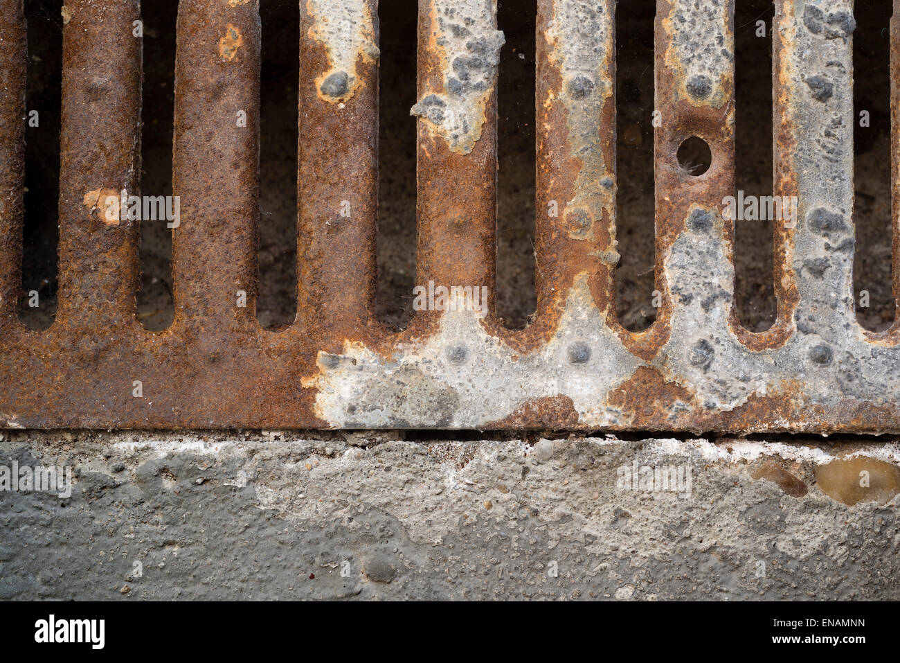 closeup of rusty drain grate Stock Photo - Alamy