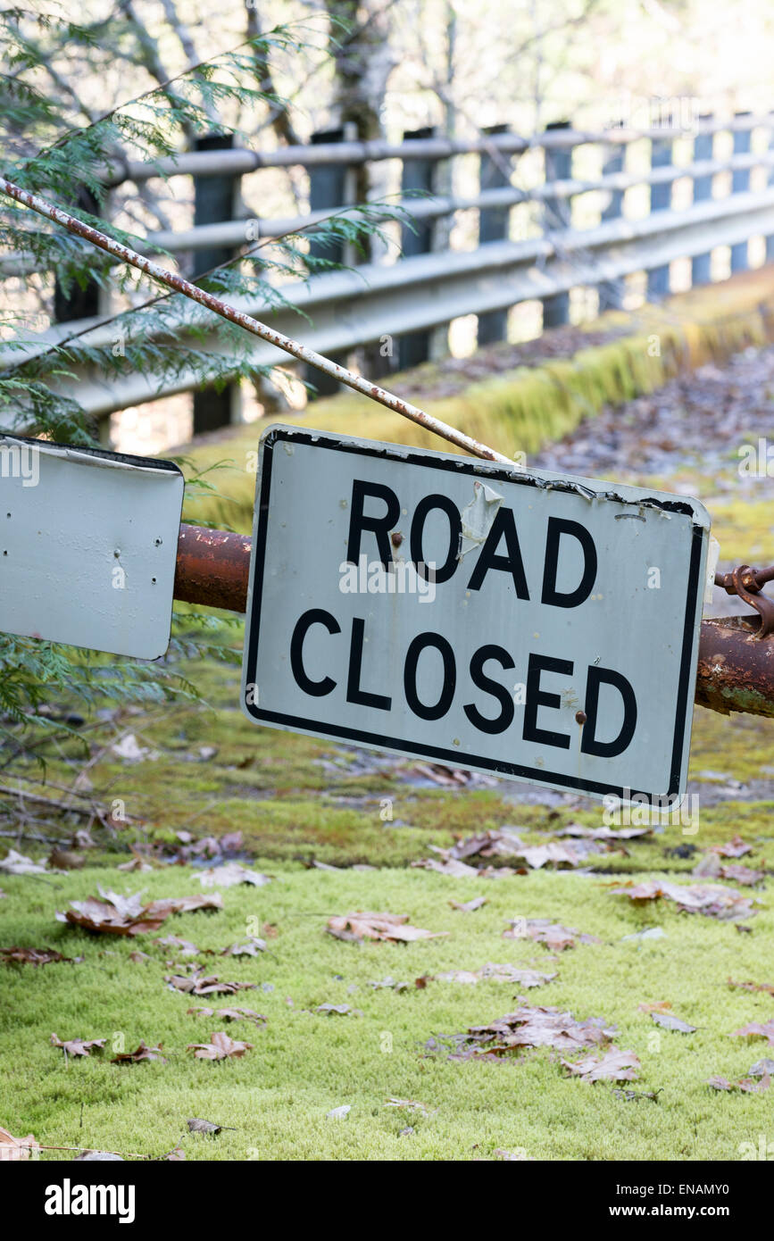 Road blocking gate hi-res stock photography and images - Alamy
