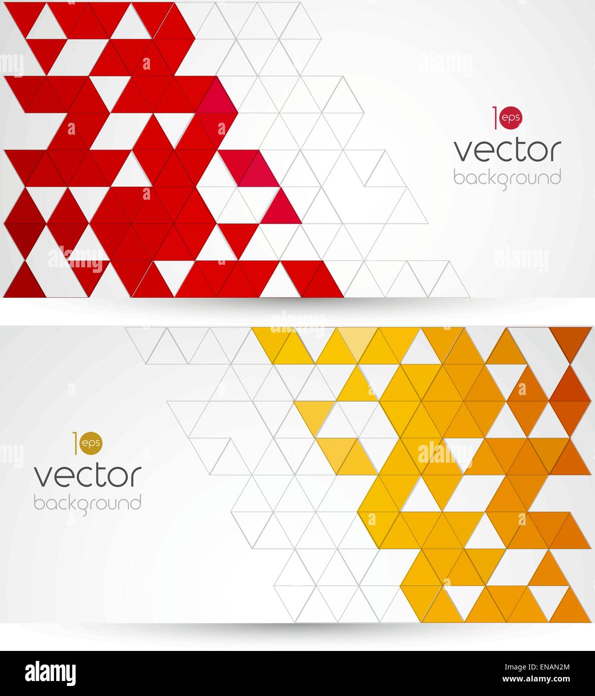 Abstract technology background with color triangle. Vector illustration ...