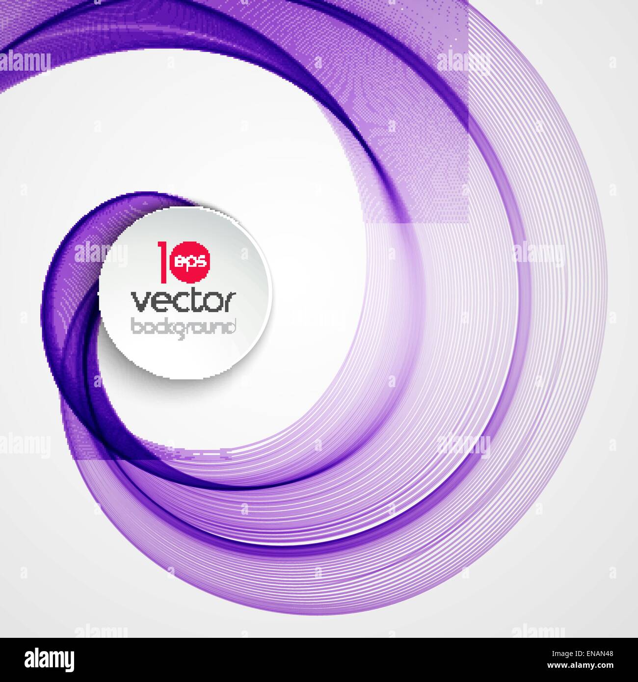 Vector illustration Abstract colorful transparent wave. EPS 10 Stock ...