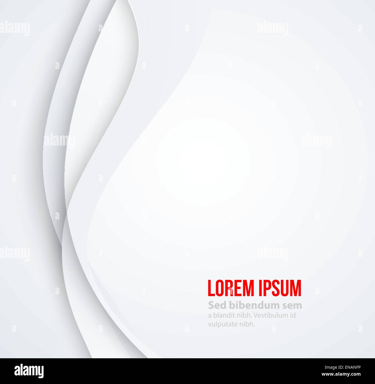 White elegant business background. Vector illustration. Paper design ...