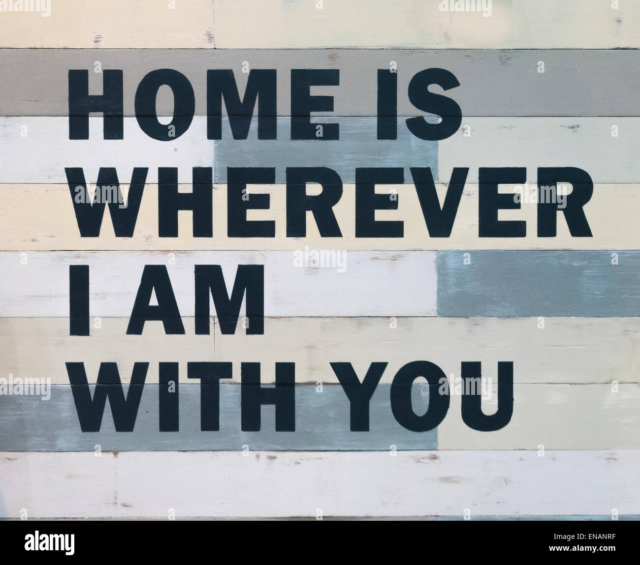 wooden signboard painting text Stock Photo - Alamy