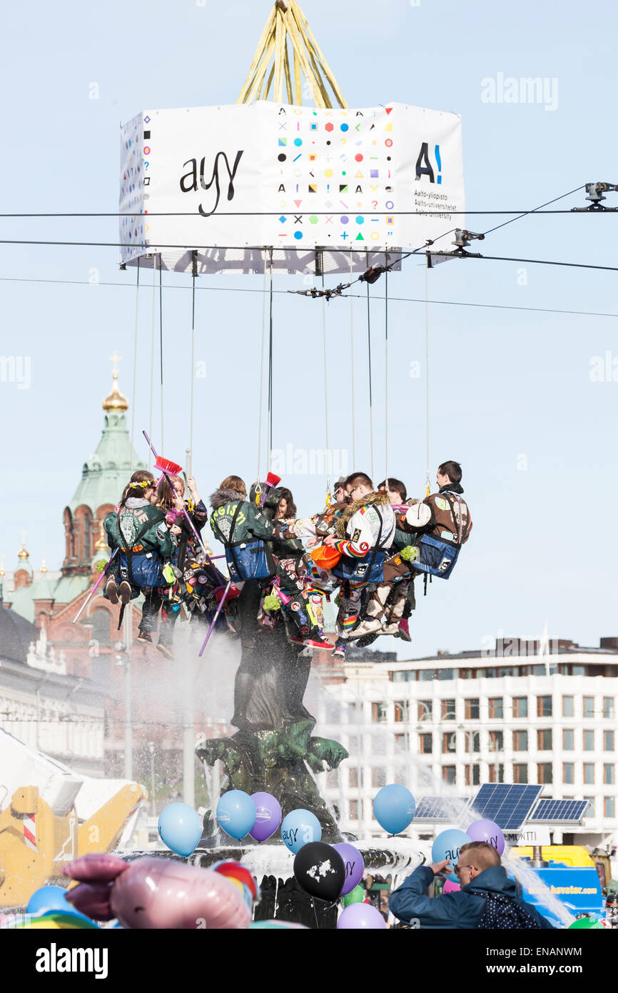 May Day Eve in Helsinki Stock Photo - Alamy