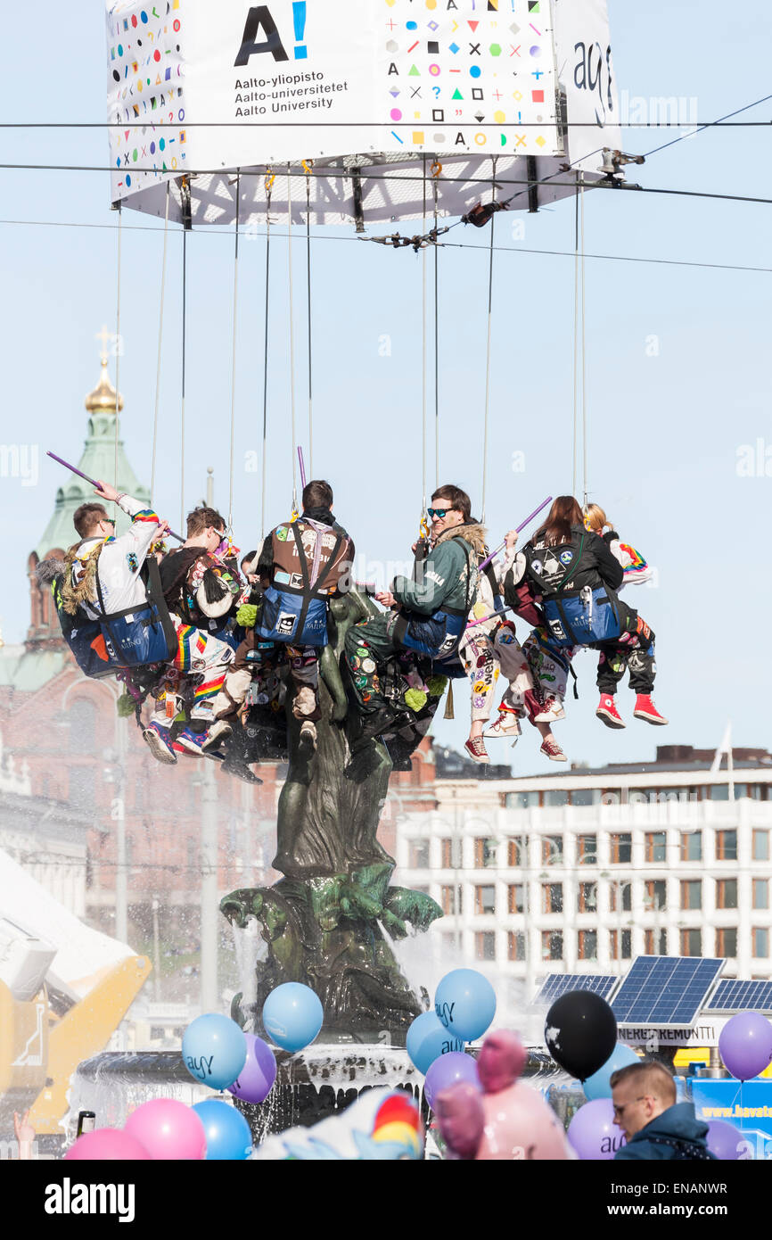 May Day Eve in Helsinki Stock Photo - Alamy