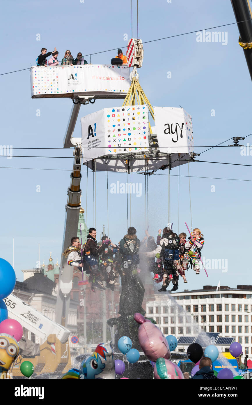 May Day Eve in Helsinki Stock Photo - Alamy