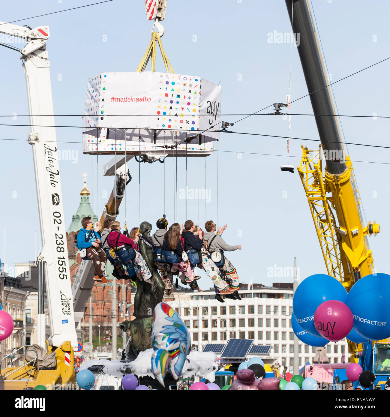 May Day Eve in Helsinki Stock Photo - Alamy