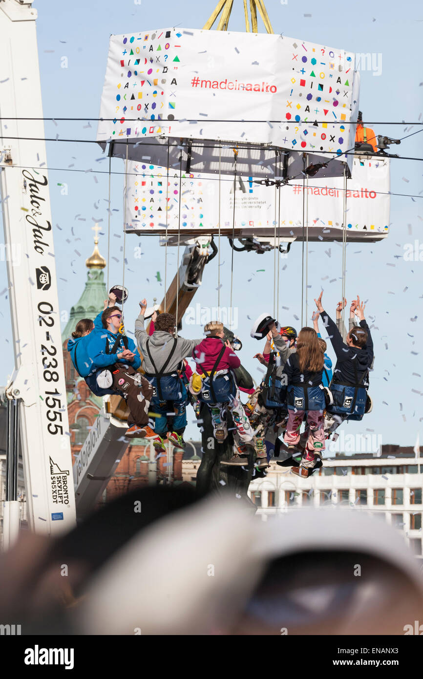 May Day Eve in Helsinki Stock Photo - Alamy
