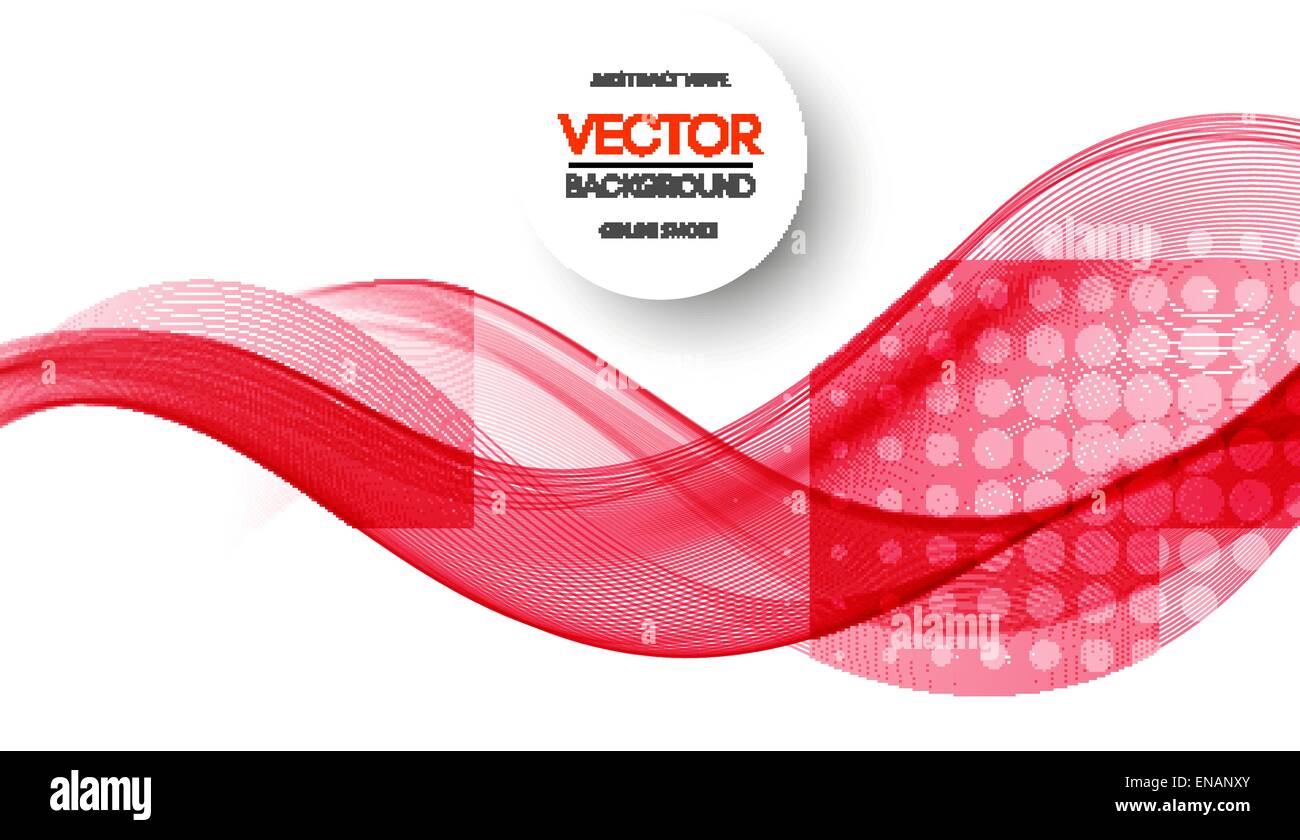 Vector Abstract purple curved lines background. Template brochure ...