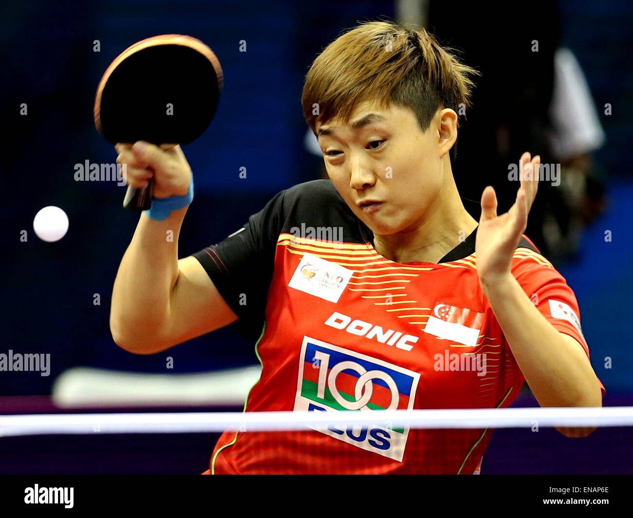 Suzhou, China's Jiangsu Province. 1st May, 2015. Singapore's Feng ...