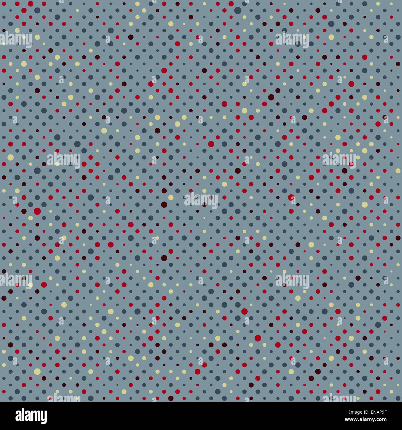 Seamless dotted pattern retro background. Vector illustration Stock ...