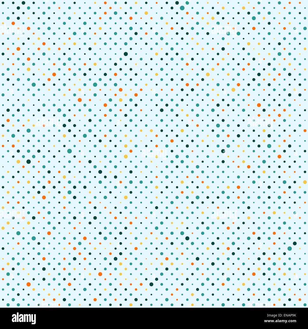 Seamless dotted pattern retro background. Vector illustration Stock ...