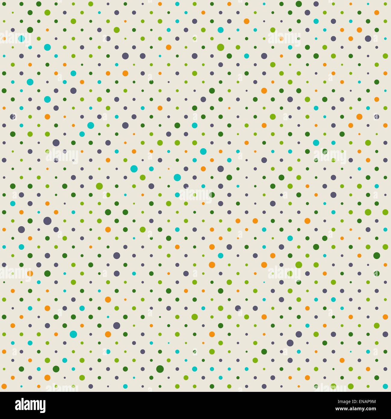 Seamless dotted pattern retro background. Vector illustration Stock ...