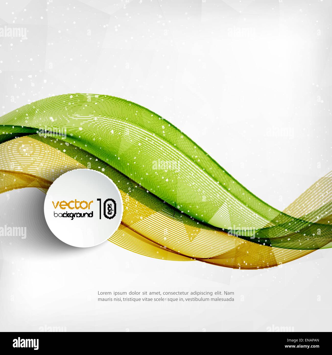 Vector illustration Abstract colorful transparent wave. EPS 10 Stock ...