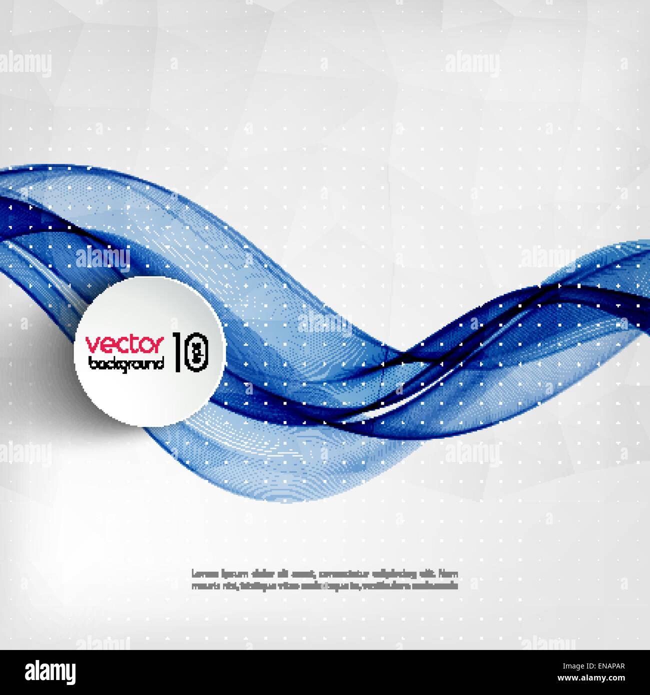 Vector illustration Abstract colorful transparent wave. EPS 10 Stock ...