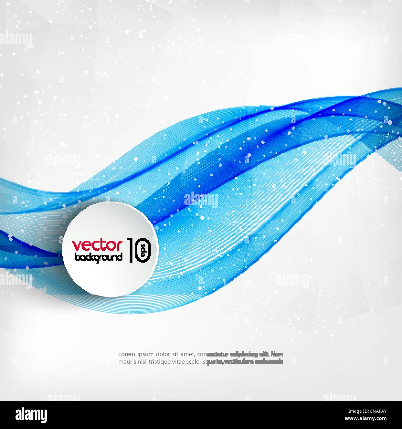 Vector illustration Abstract colorful transparent wave. EPS 10 Stock ...