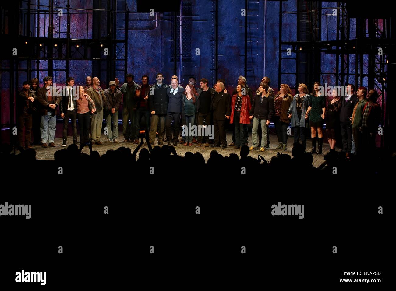 Opening night of Broadway's 'The Last Ship' at the Neil Simon Theatre ...