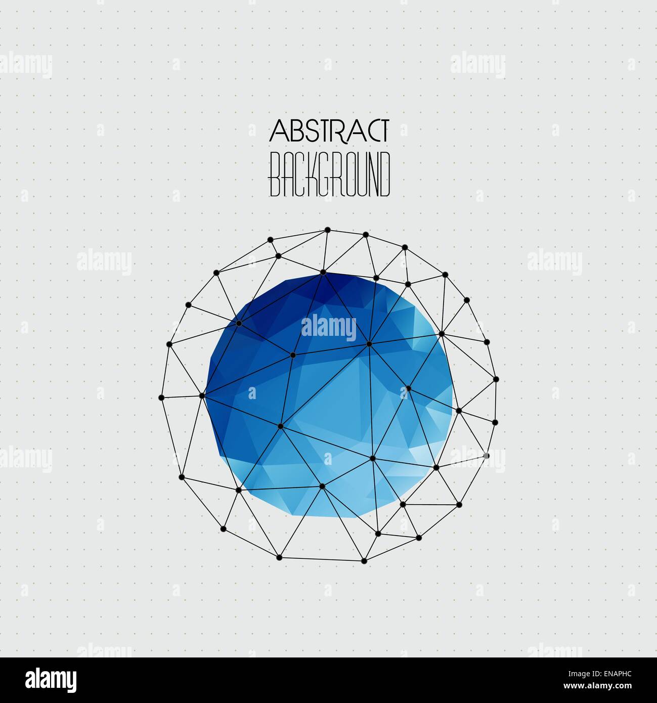 Vector color abstract geometric banner with triangle Stock Vector Image ...