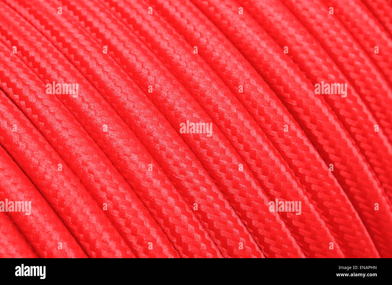 Red electric cable as background Stock Photo - Alamy