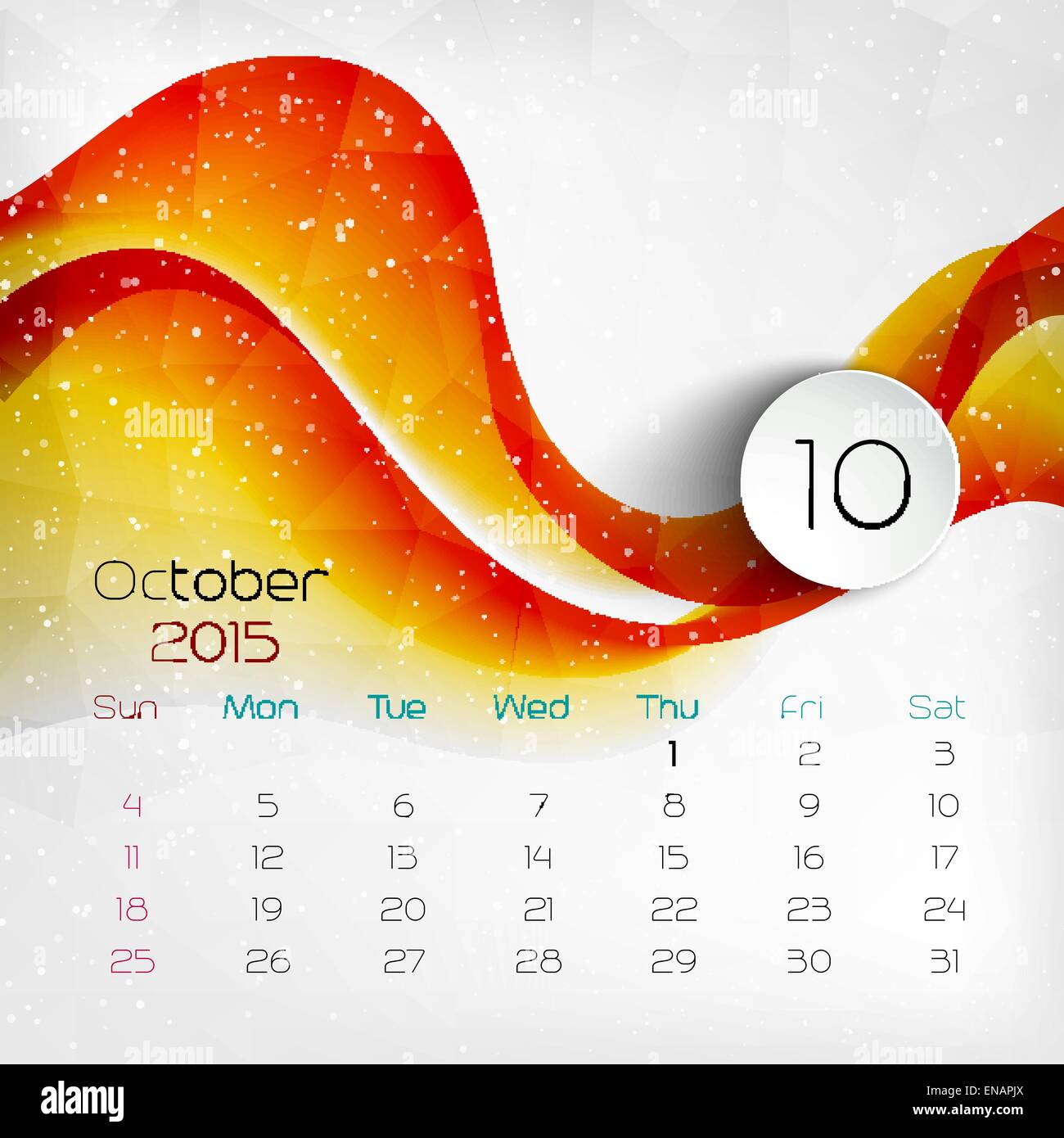 Friday october 10 Stock Vector Images - Alamy