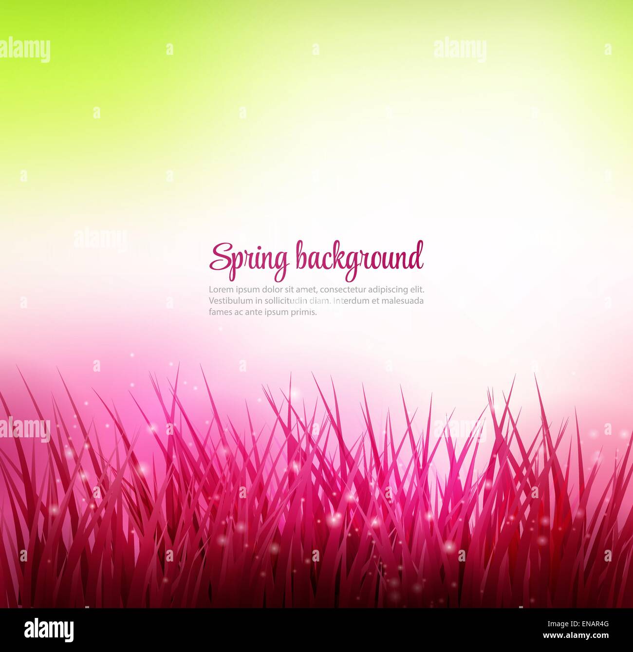 Natural spring grass background. Vector illustration. EPS 10 Stock ...