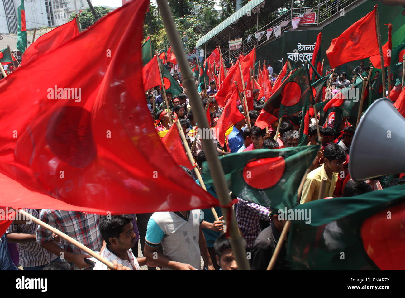 Dhaka, Bangladesh. 1st May, 2015. DHAKA, BANGLADESH - May 01 : Garment ...